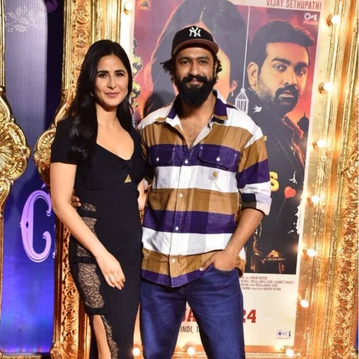 Katrina Kaif-Vicky Kaushal Give Couple Goals at Merry Christmas Screening- See Pics