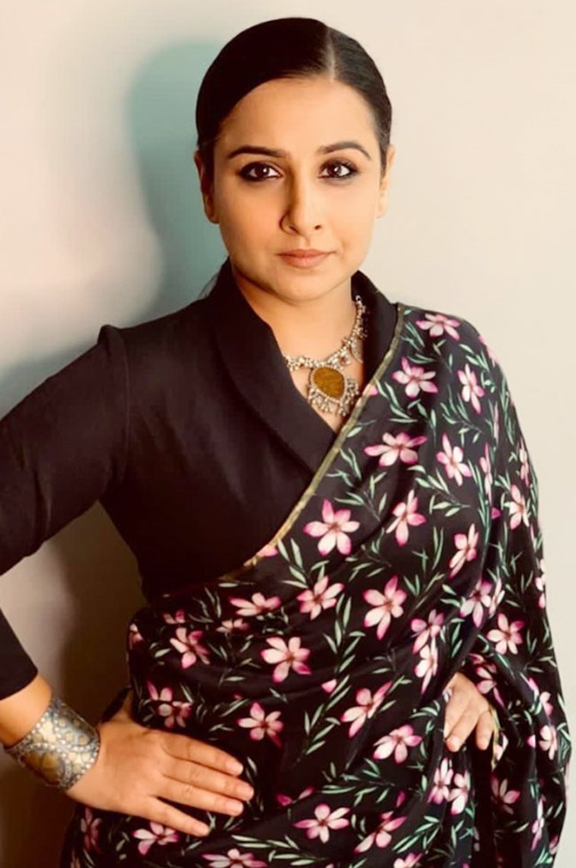 Vidya Balan saree style is always on point