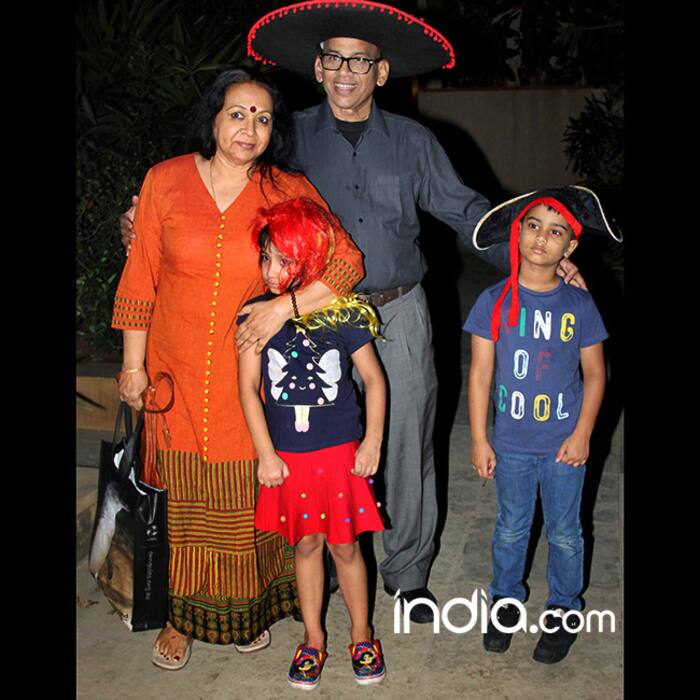 Vidya Balan’s parents at her birthday bash
