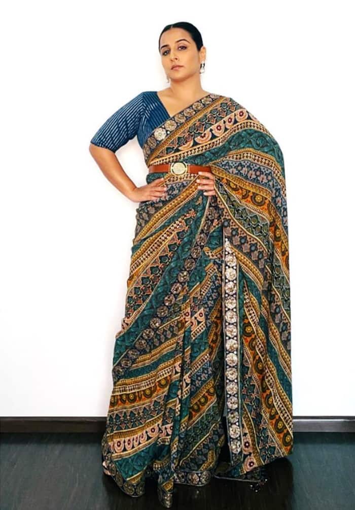 Vidya Balan saree style is always on point