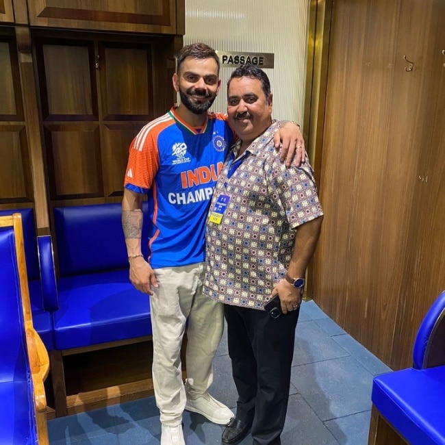 Sachin Tendulkar and his childhood coach Late Ramakant Achrekar.