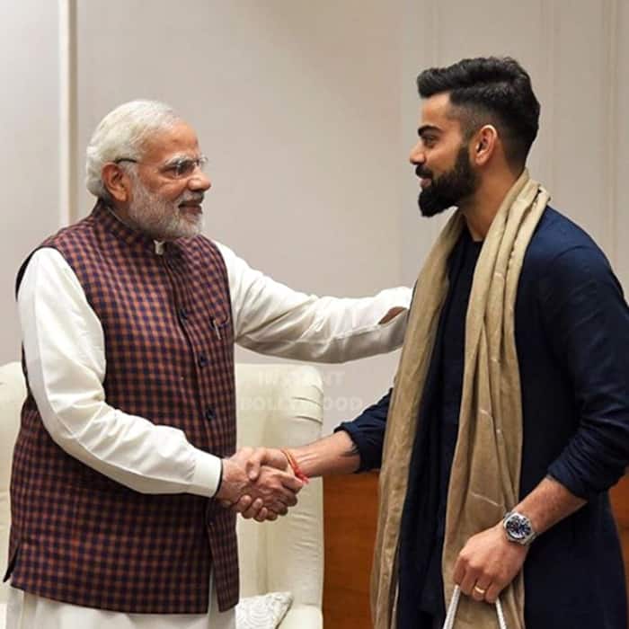 IN PICS: When Virat Kohli, Anushka Sharma invited Narendra Modi for ...