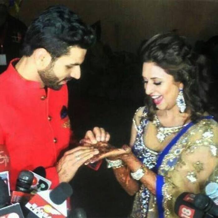 Divyanka Tripathi and Vivek Dahiya Sangeet pics