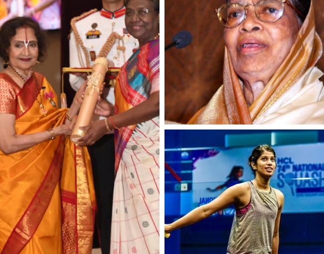 Vyjayanthimala to Joshna Chinappa, Inspiring Women Conferred With Padma ...