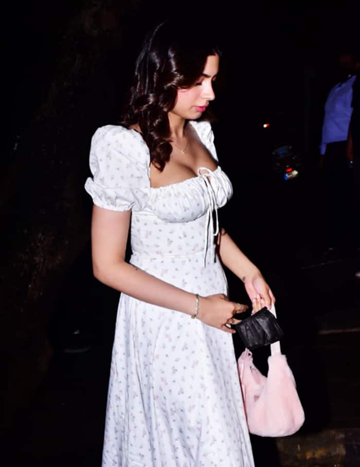 Khushi Kapoor Looks Chic in a Floral Dress