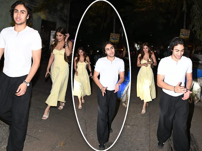 Rasha Thadani spotted with Arhaan Khan viral pics