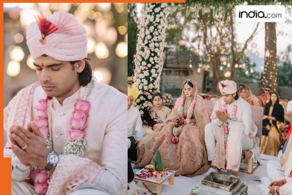 When and where did Neeraj Chopra get married to Himani Mor? Couple ...