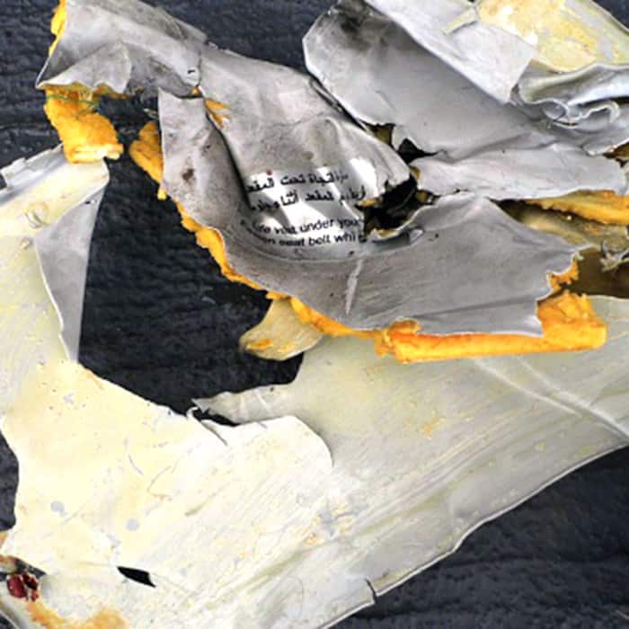 First images of debris from crashed EgyptAir Flight 804