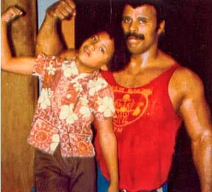 Rare Photos of The Rock Dwayne Johnson and Father Rocky Johnson ...