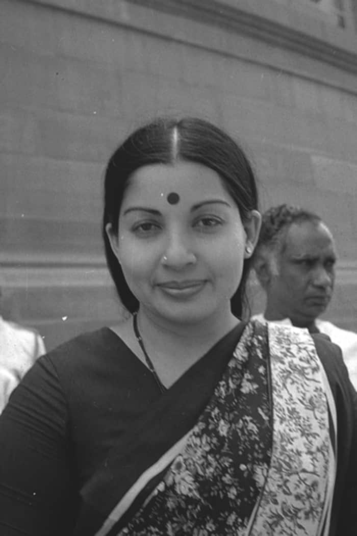 Childhood picture of AIADMK chief J. Jayalalithaa