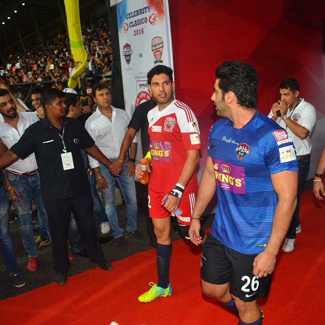 Amitabh Bachchan attends Celebrity Soccer match